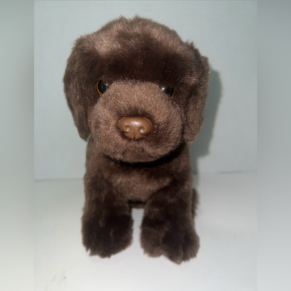 Toys | Aurora Miyoni Tots Chocolate Lab Plush Puppy Dog 8 With Neck Tag ...